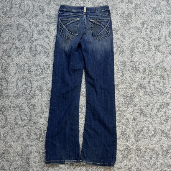 Ariat | Bottoms | Ariat Real Jeans Girls Size 2 Denim Boot Cut Western ...